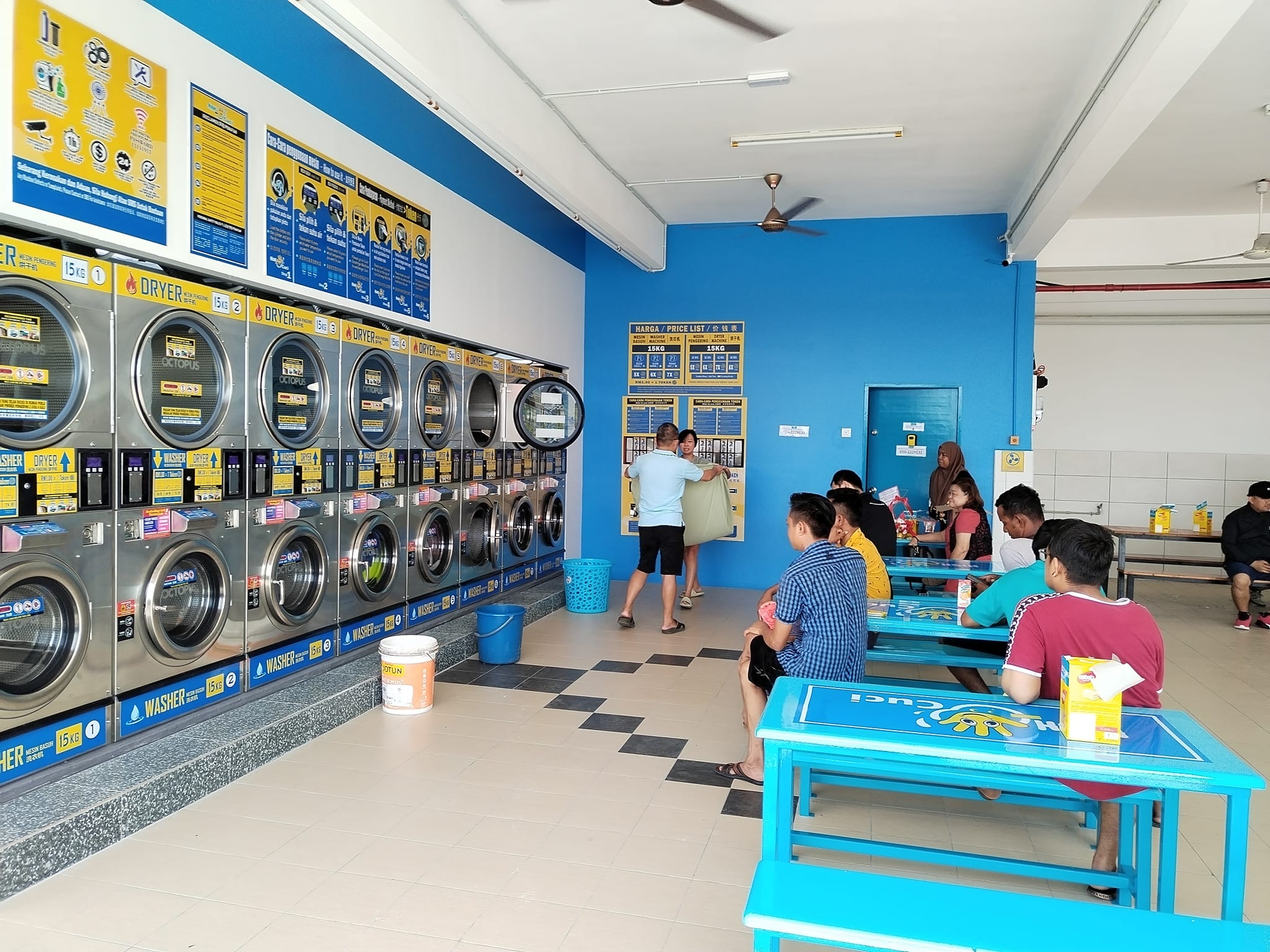High Cuci Sdn Bhd Project By Coin & Wash Laundry System Setup