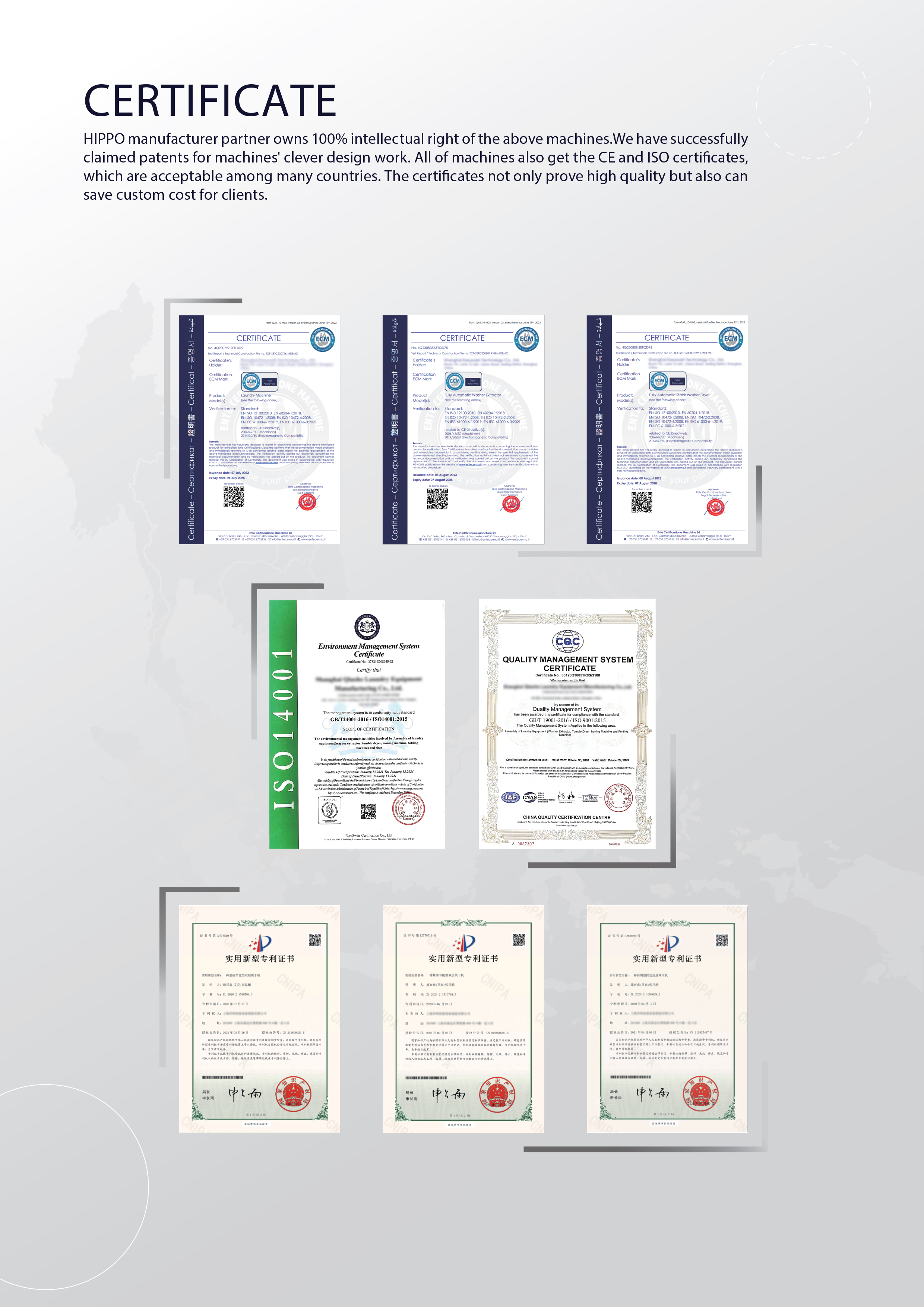 Hippo Laundry Equipment Catalogue - One Price Two Machines